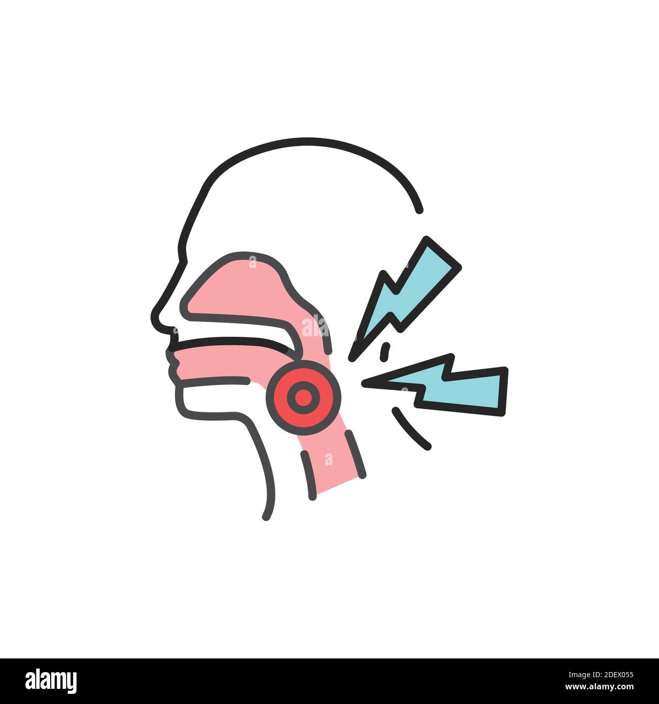 Tonsil drawing hi-res stock photography and images - Alamy
