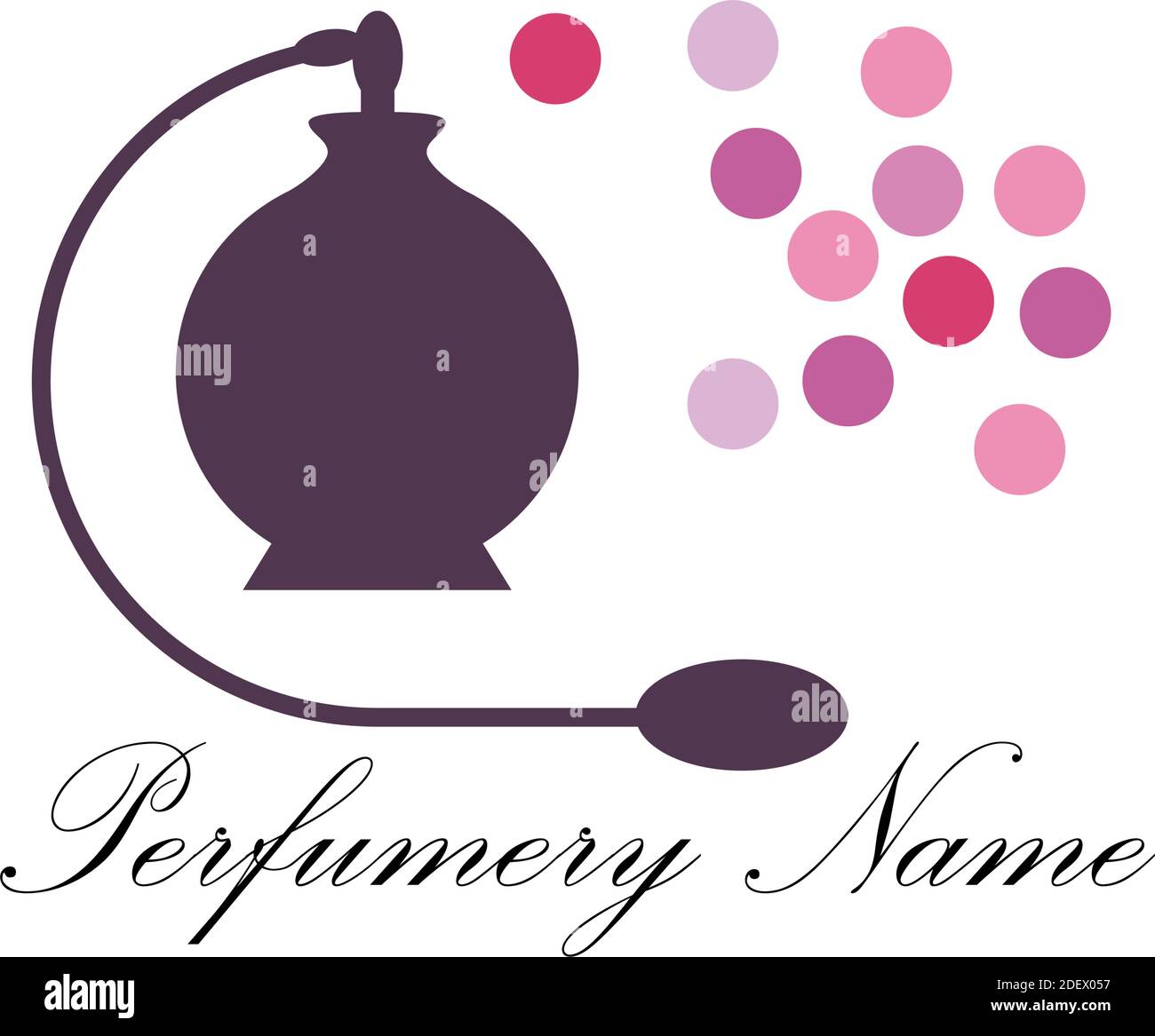 Bottle perfumery on abstract Stock Vector Images - Alamy