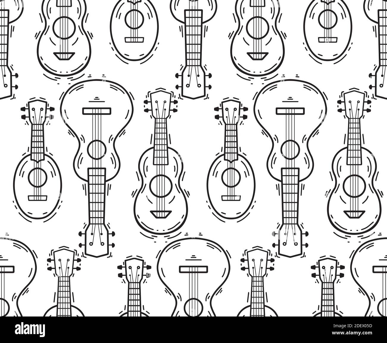 Ukulele music design texture hi-res stock photography and images - Alamy