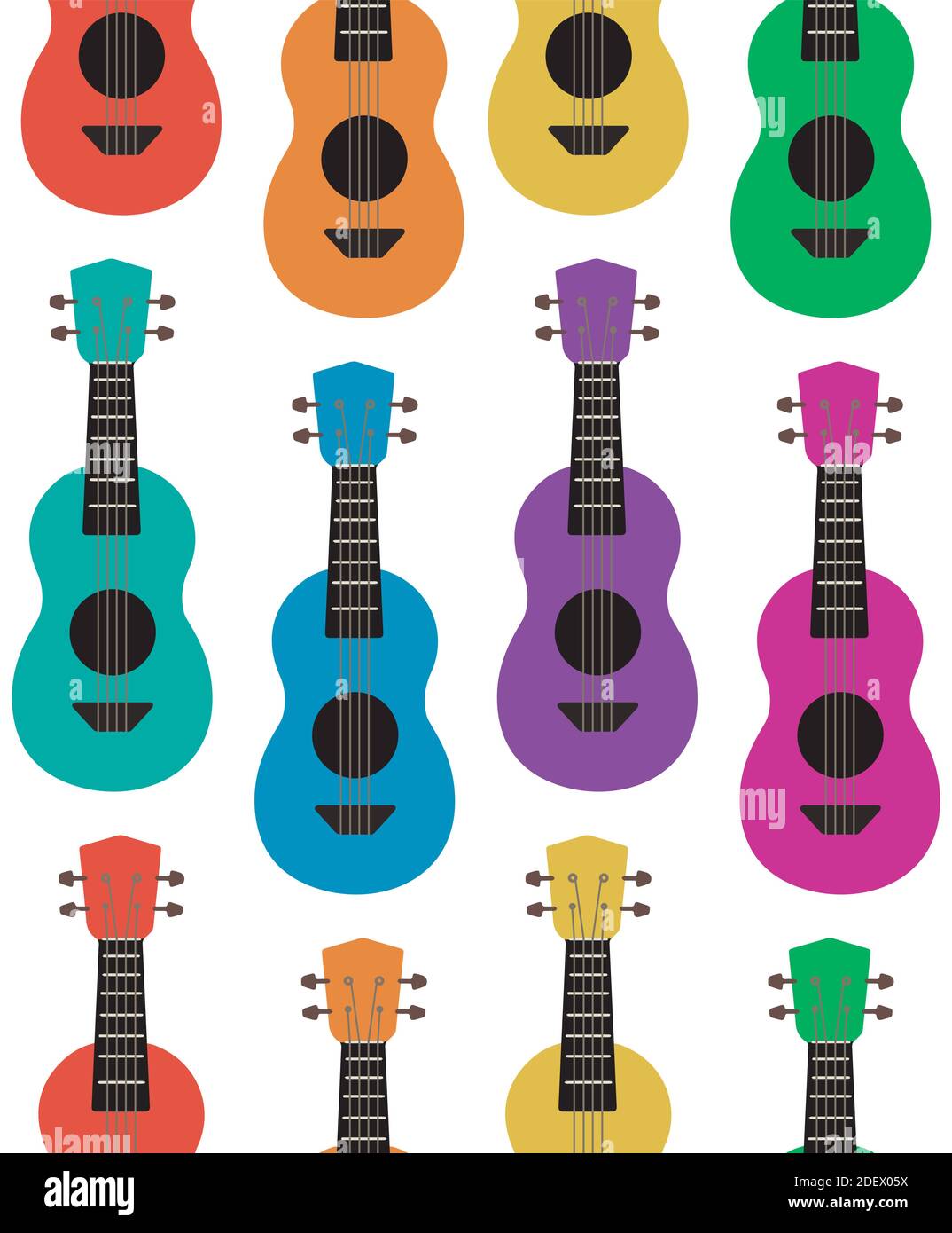 Ukulele Drawing Wallpaper