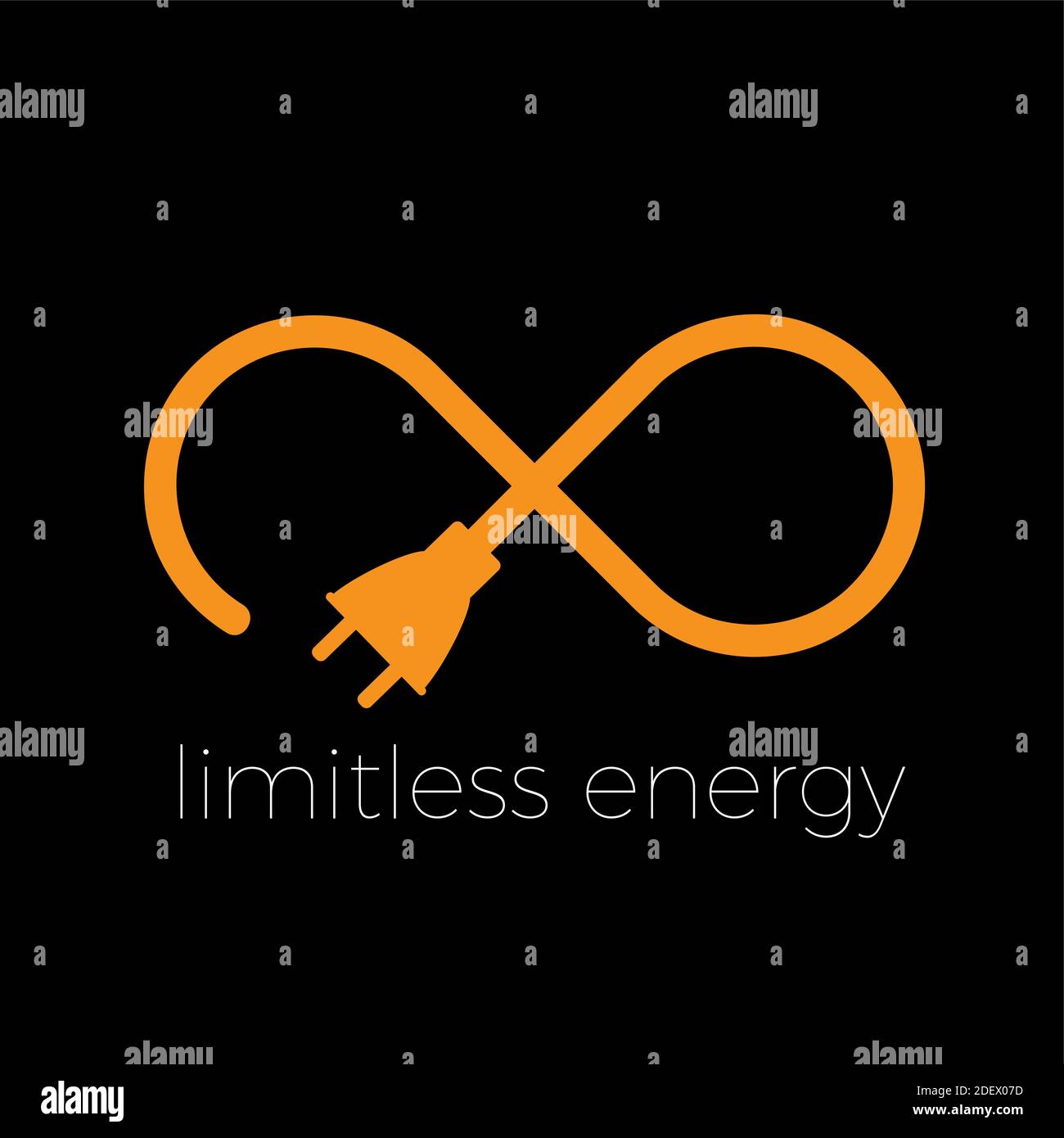 Infinite power Stock Vector Images - Alamy