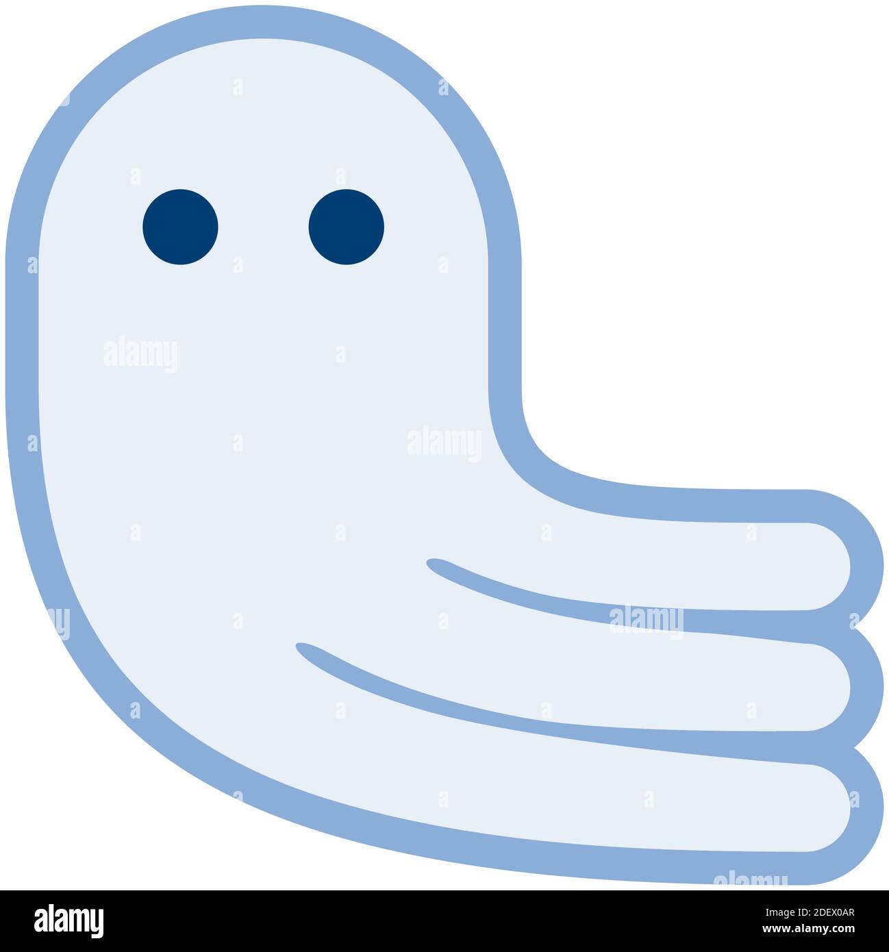 Vector simple ghost, flat design Stock Vector Image & Art - Alamy