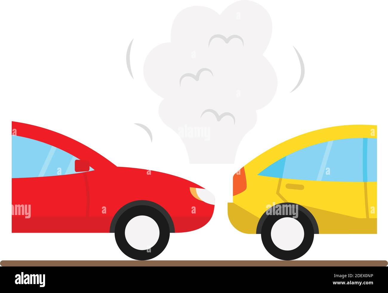 Collide car back Isolated Vector icon that can be easily modified or ...
