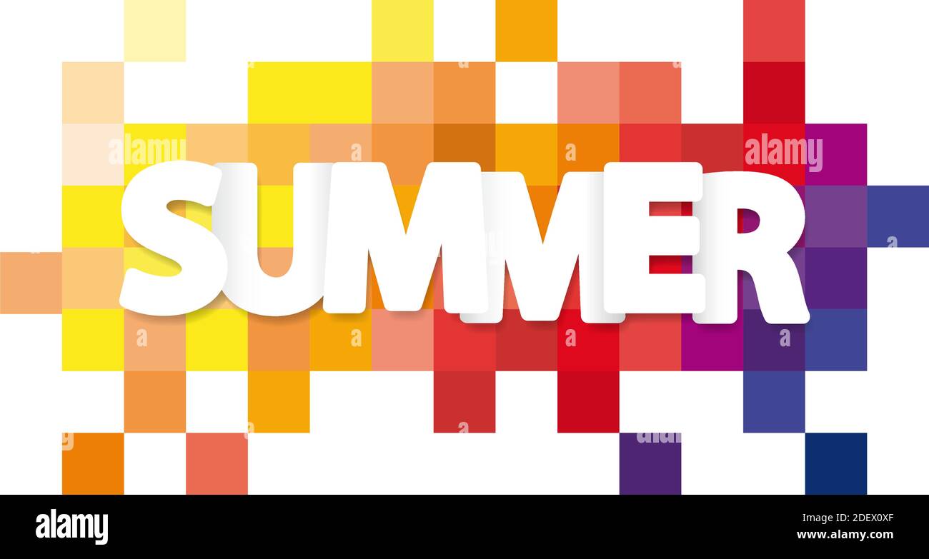 Vector abstract summer text, sun and water background Stock Vector ...