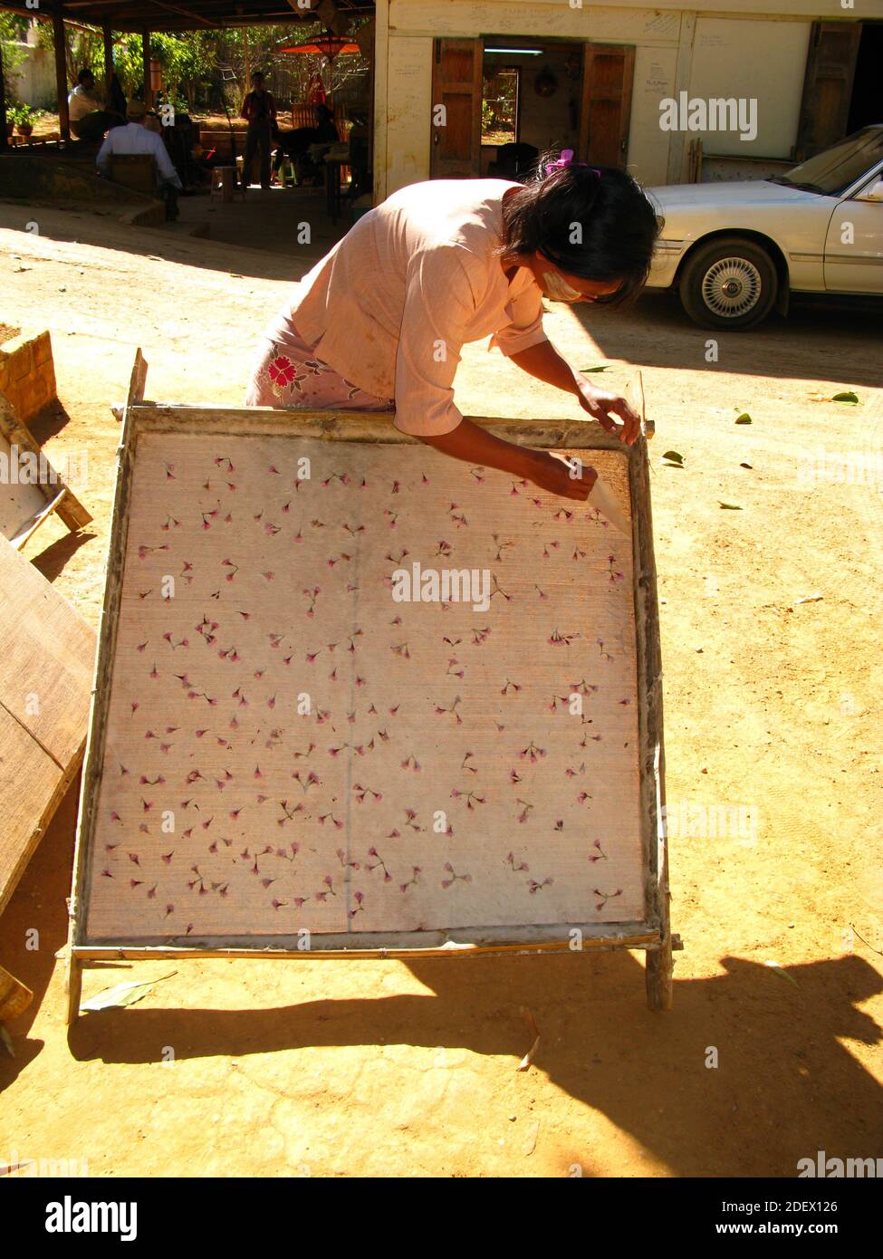 The factory produces paper, Myanmar Stock Photo - Alamy