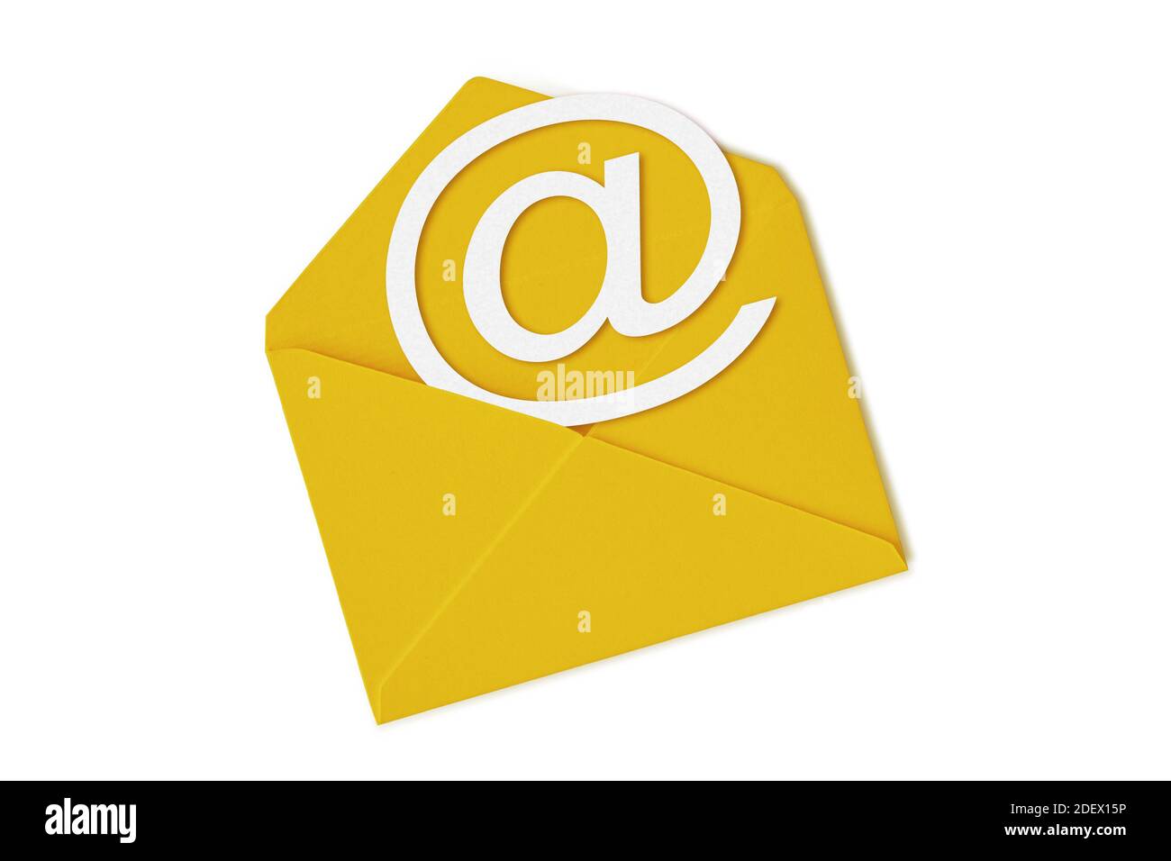 Alert mail icon Cut Out Stock Images & Pictures - Alamy