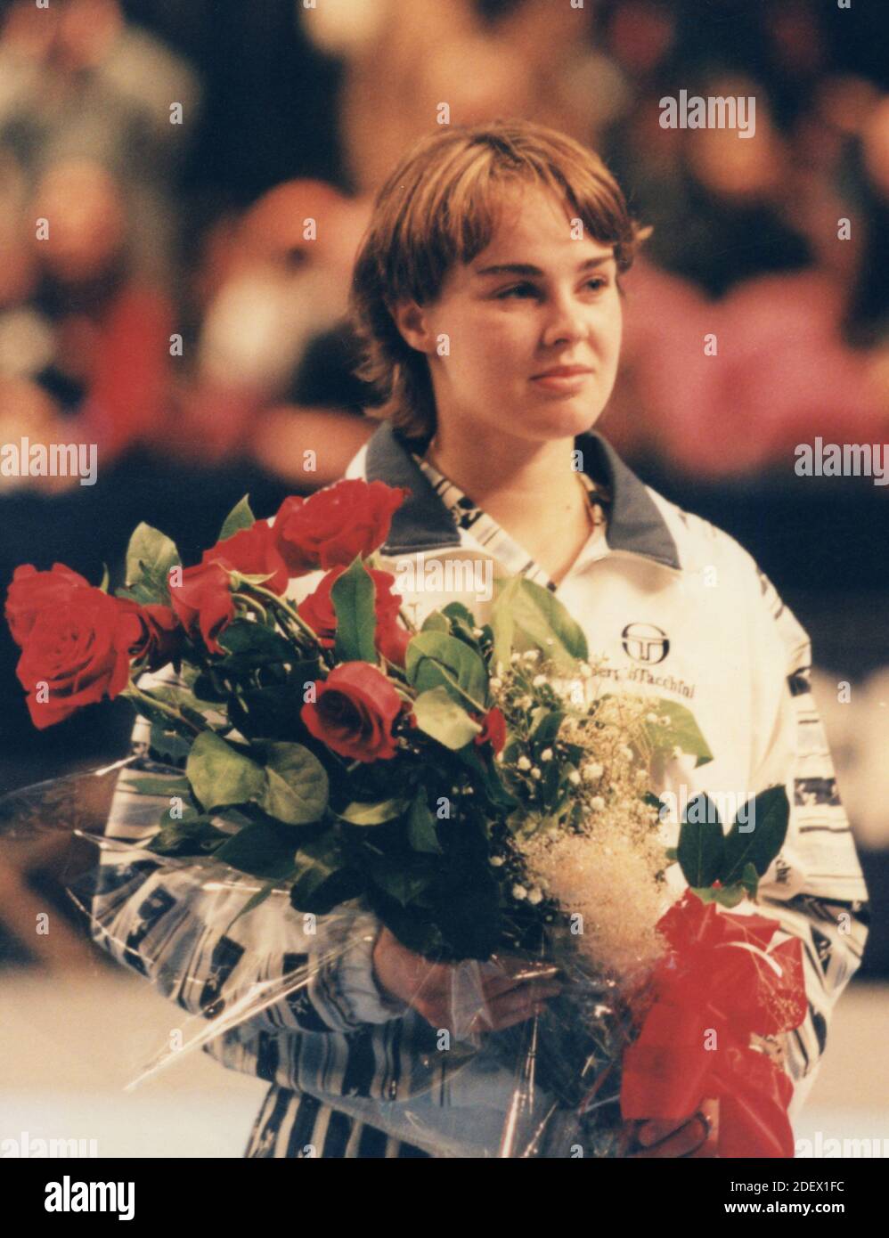 Swiss tennis player Martina Hingis, 1996 Stock Photo - Alamy