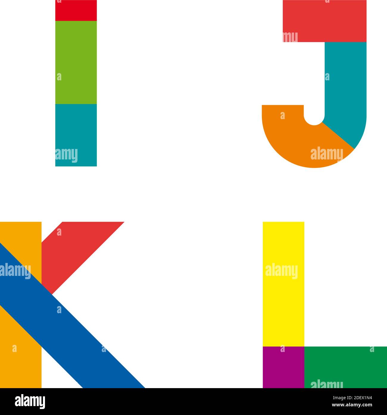 Letter j and l Cut Out Stock Images & Pictures - Alamy