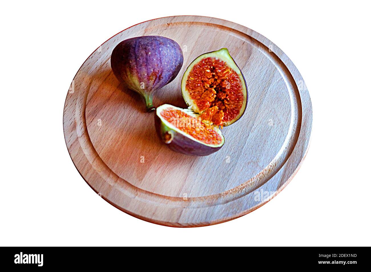 Blue figs ficus carica on Cut Out Stock Images & Pictures - Alamy