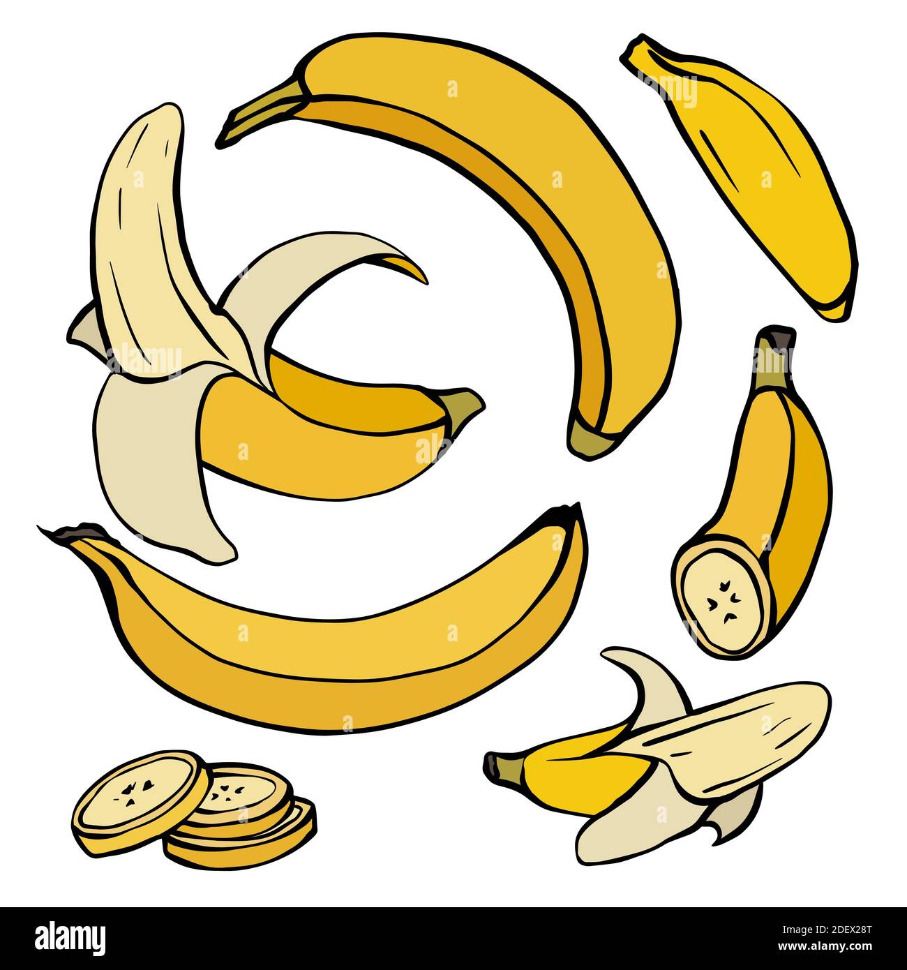 Banana Drawing Color