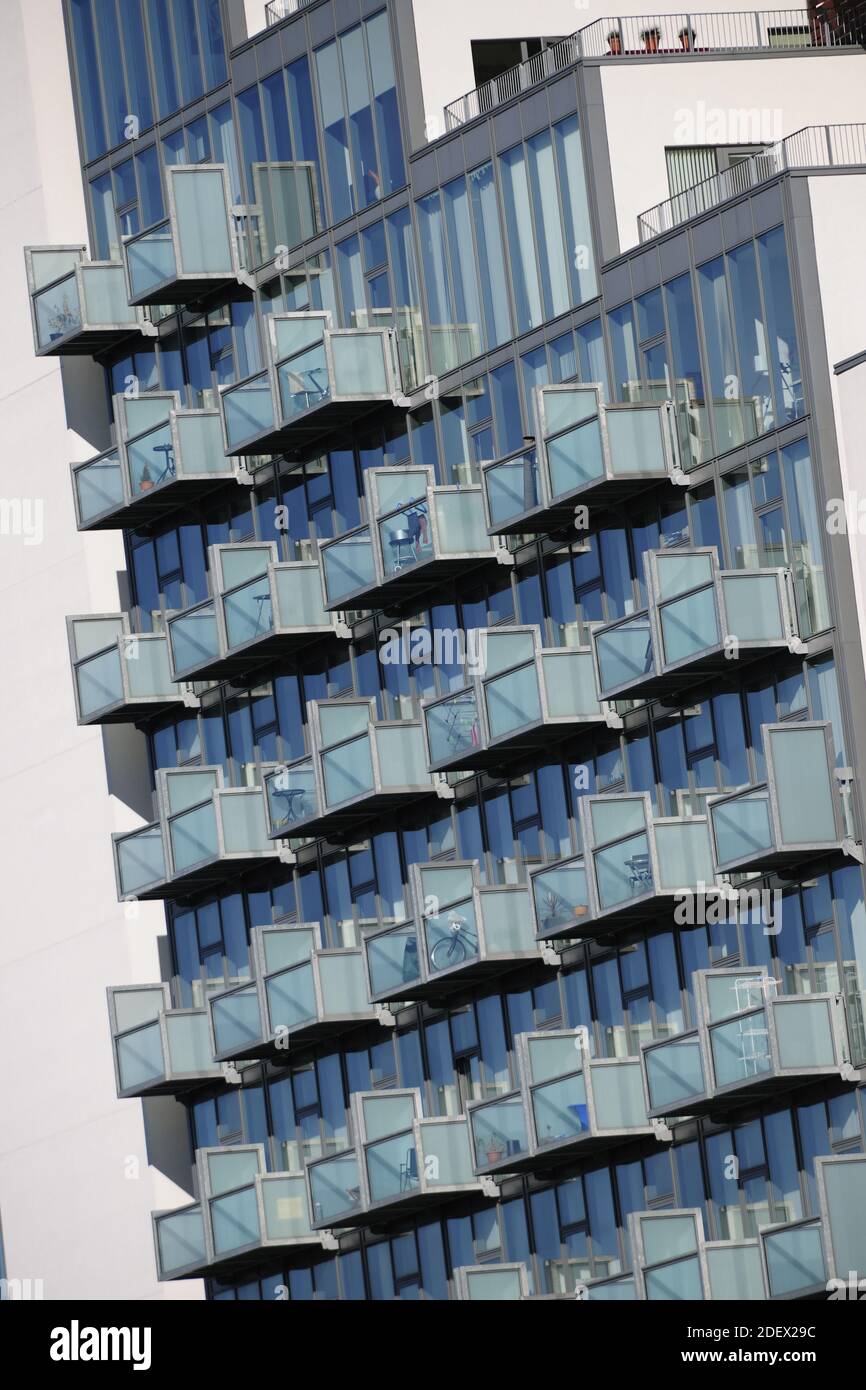 Modern Architecture Manchester Stock Photo - Alamy