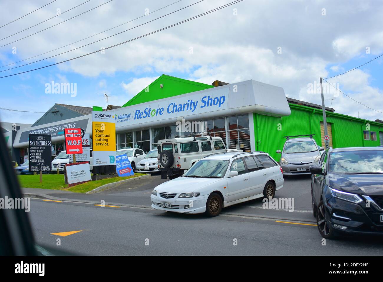 Charity shop sign board hi-res stock photography and images - Alamy