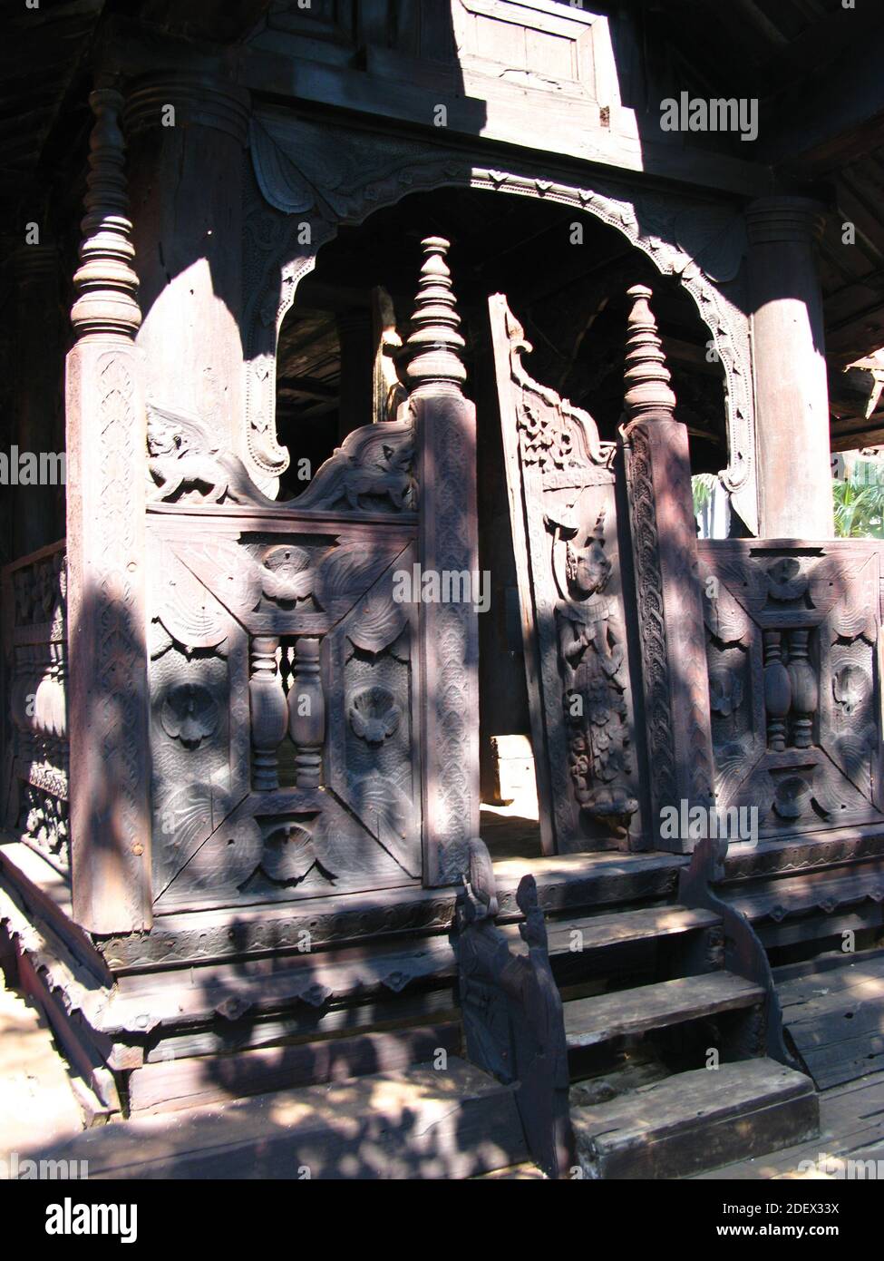 Bagaya Monastery in Ava, close Mandalay, Myanmar Stock Photo - Alamy