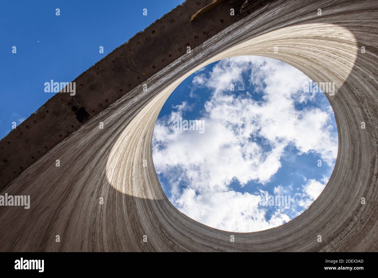 Concrete Construction Eye Concept Stock Photo - Alamy