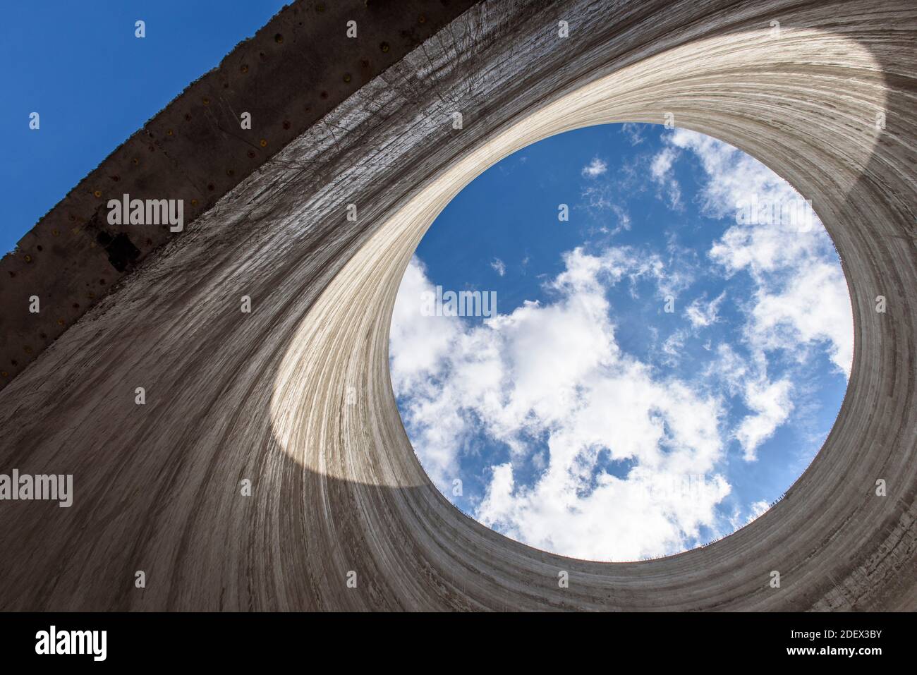 Concrete Construction Eye Concept Stock Photo - Alamy