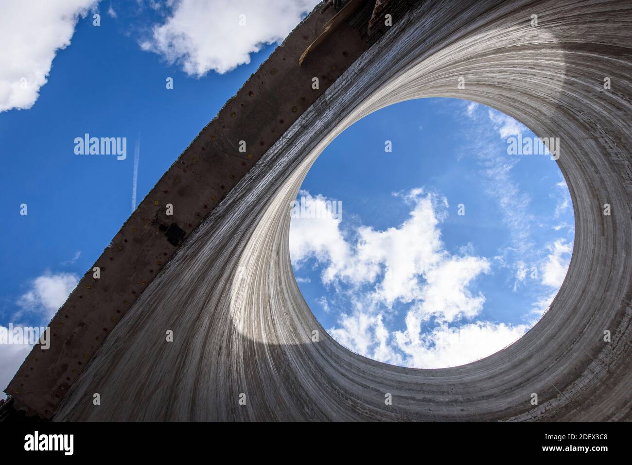 Concrete Construction Eye Concept Stock Photo - Alamy