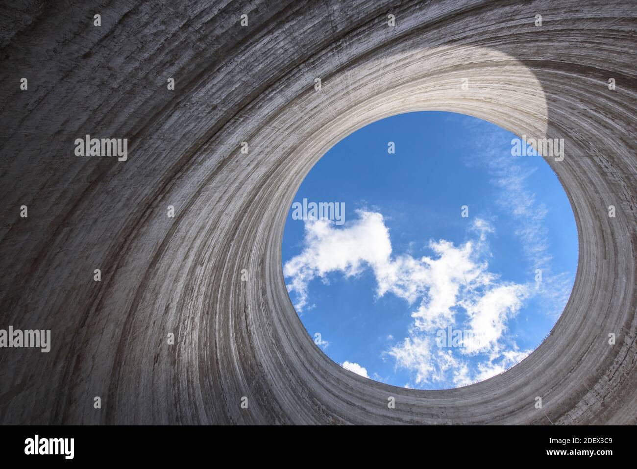 Concrete Construction Eye Concept Stock Photo - Alamy