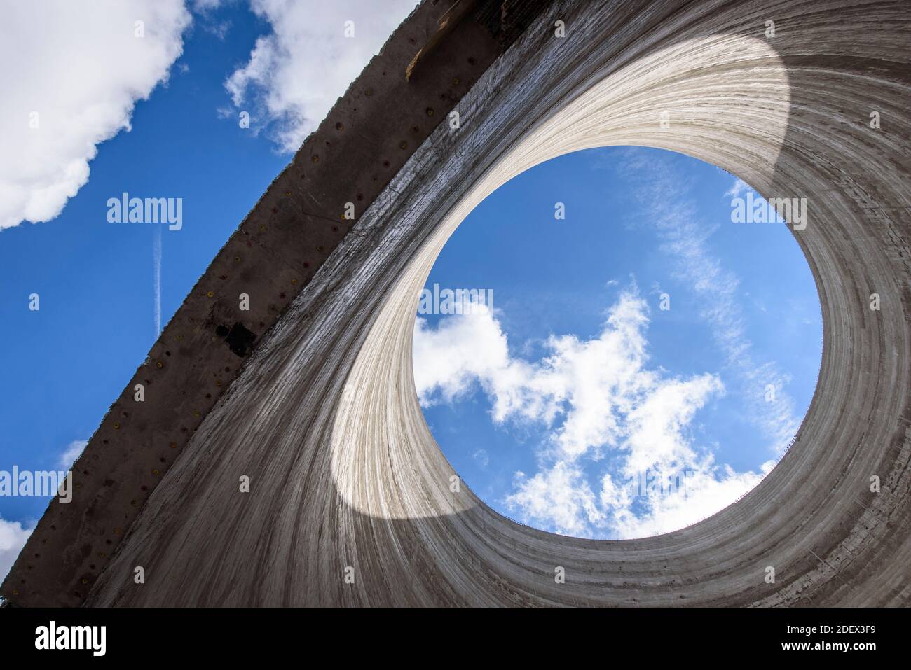 Concrete Construction Eye Concept Stock Photo - Alamy