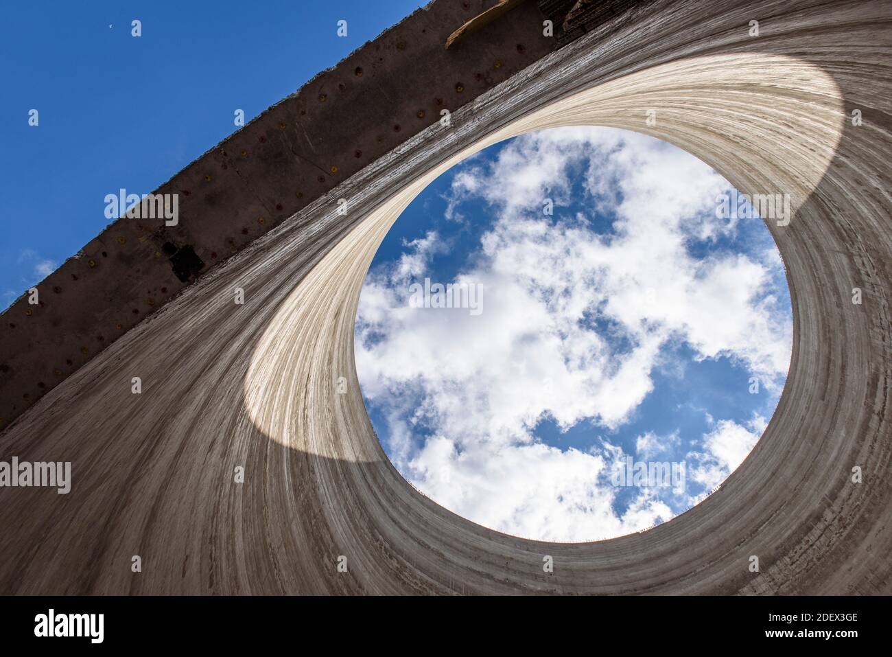 Concrete Construction Eye Concept Stock Photo - Alamy