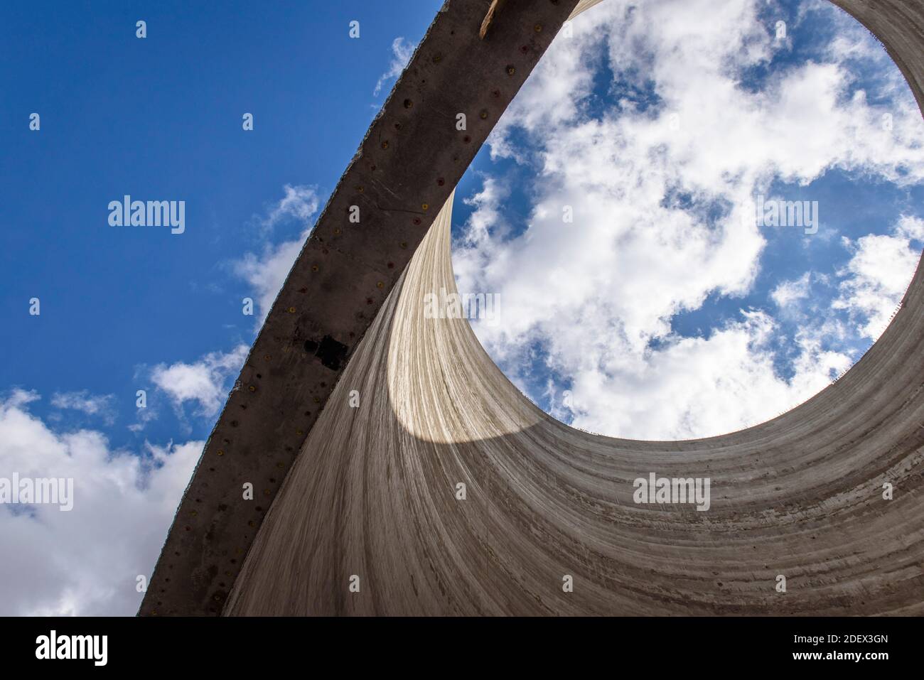 Concrete Construction Eye Concept Stock Photo - Alamy