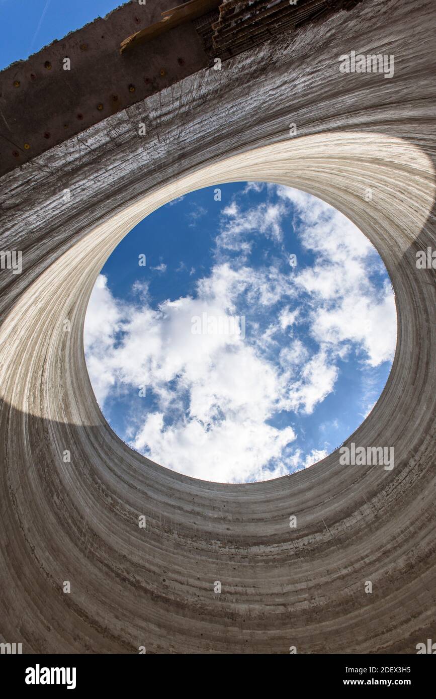 Concrete Construction Eye Concept Stock Photo - Alamy