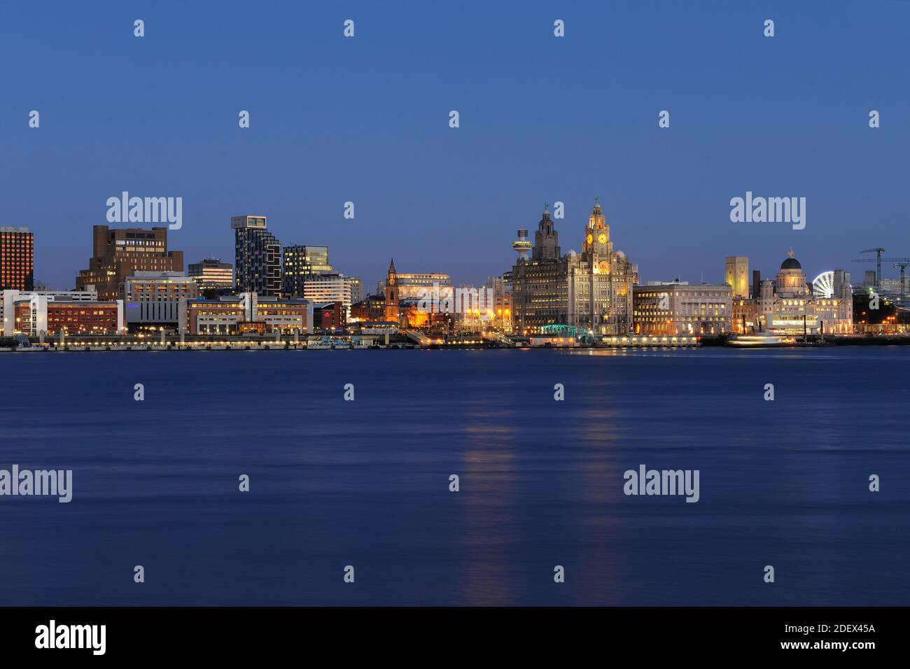 Liverpool Waterfront Day & Night Stock Photo - Alamy