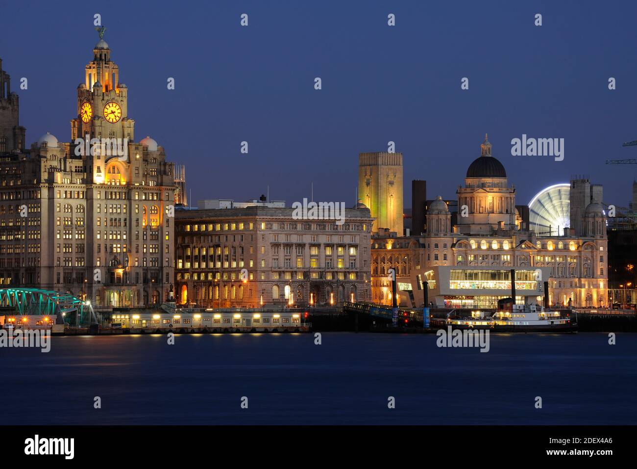 Liverpool Waterfront Day & Night Stock Photo - Alamy