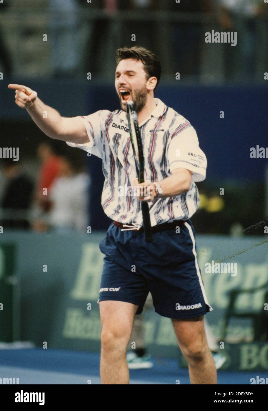 Italian tennis player Omar Camporese, 1990s Stock Photo - Alamy