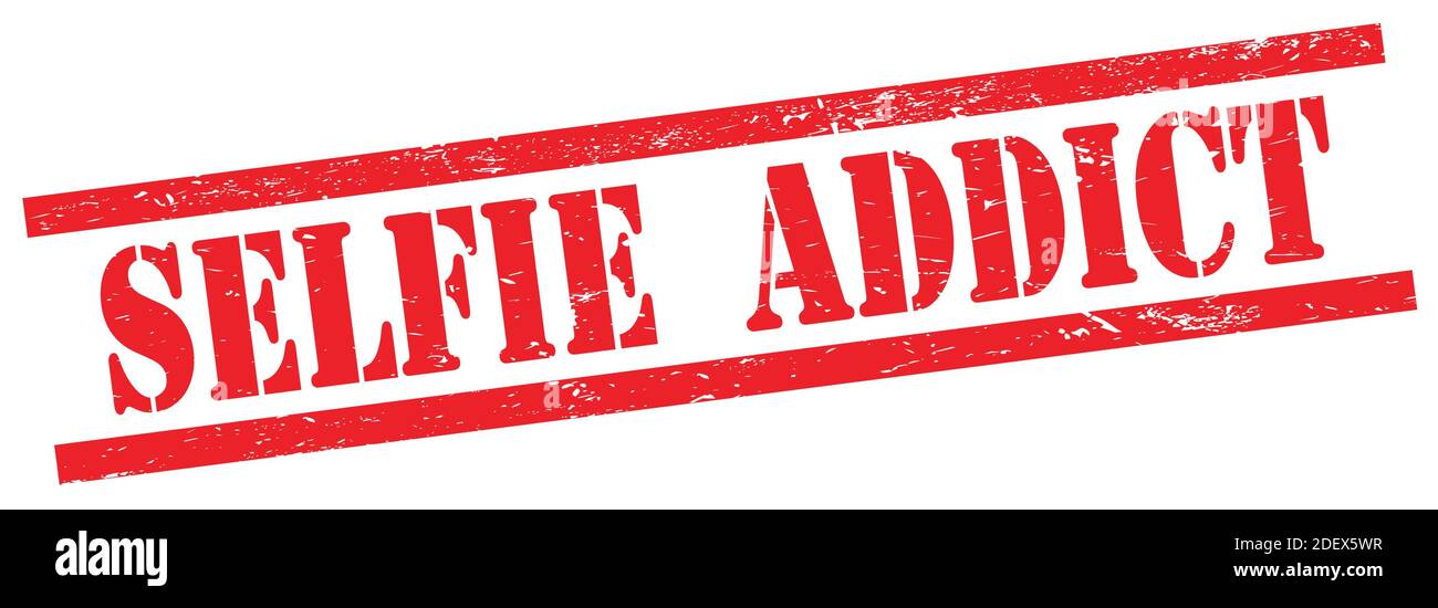 Selfie addict stamp hi-res stock photography and images - Alamy