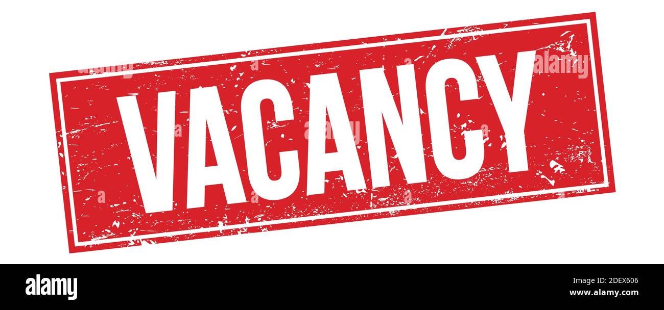 Vacancy stamp hi-res stock photography and images - Alamy