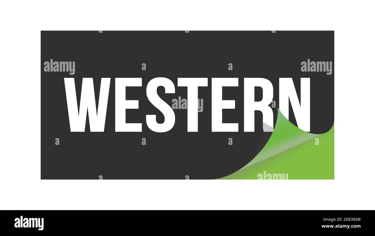Western text hi-res stock photography and images - Alamy