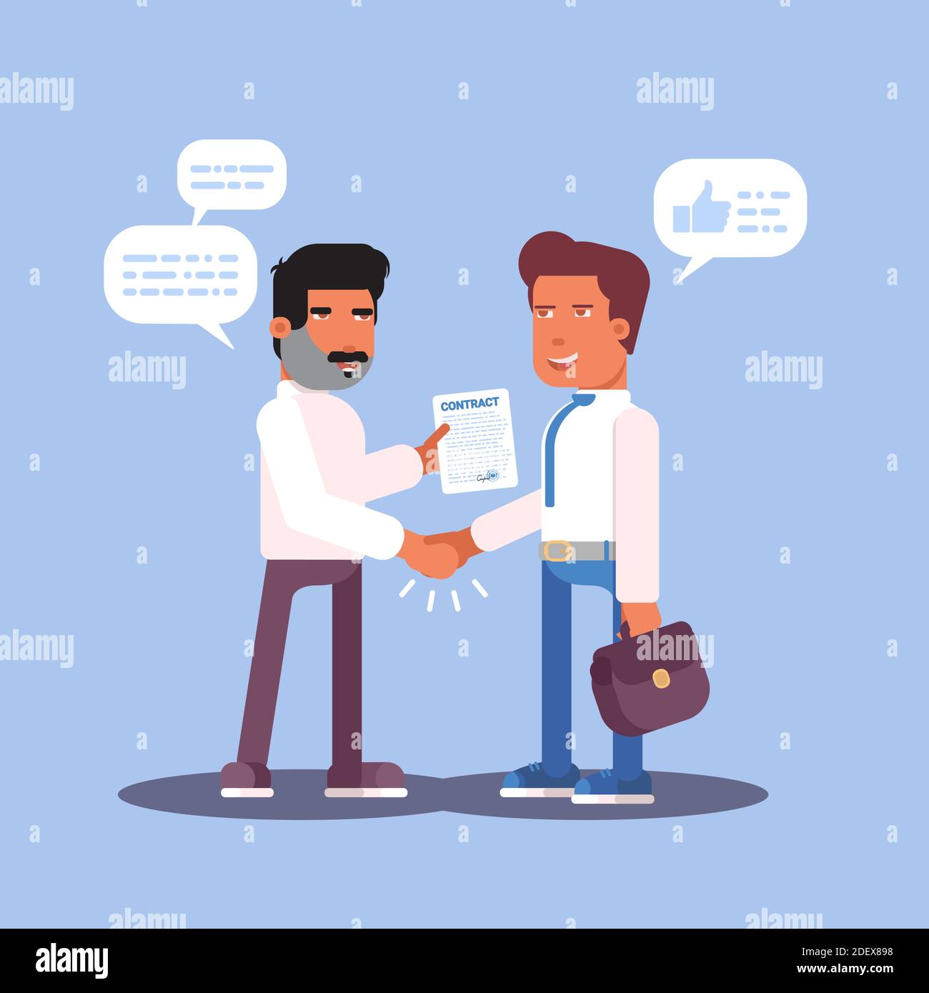 Interview cartoon hi-res stock photography and images - Alamy