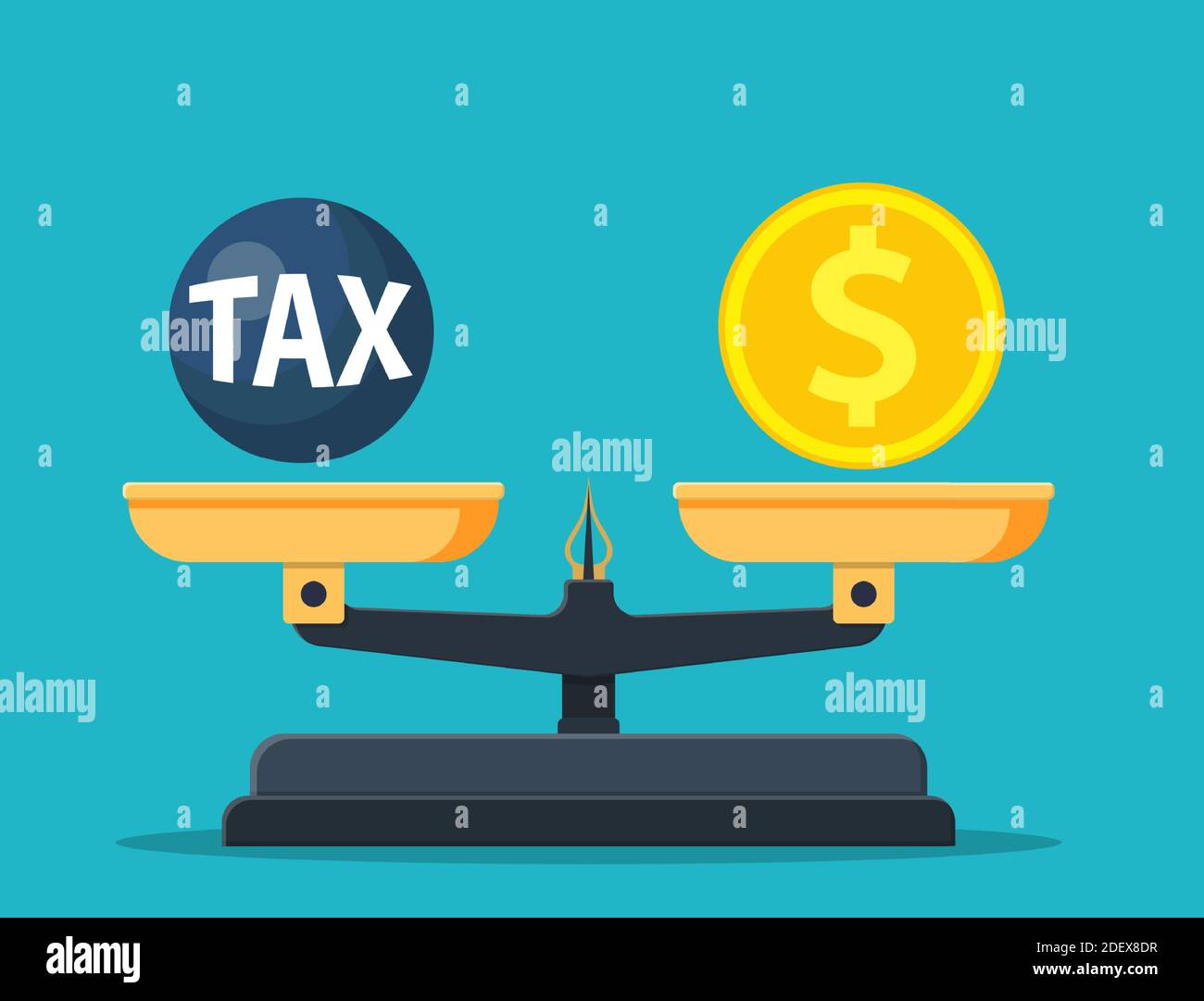 Balancing budget Stock Vector Images - Alamy