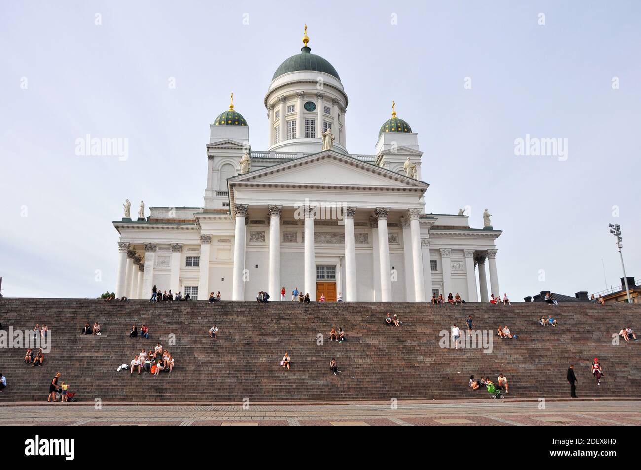 HELSINKI, FINLAND - Jul 20, 2016: Famous architecture: Exterior view of ...