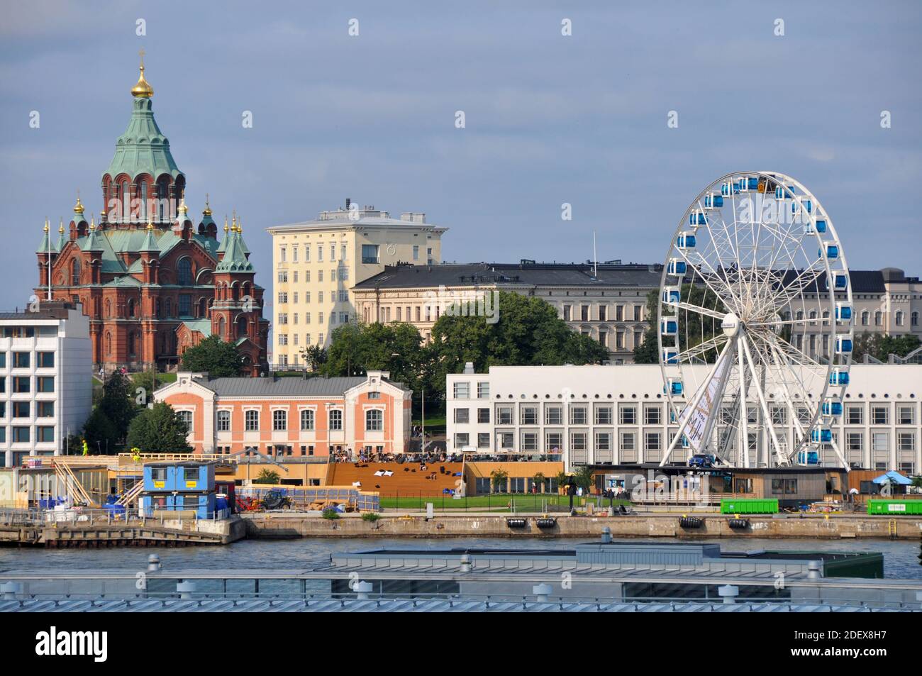 HELSINKI, FINLAND - Jul 21, 2016: Skyline of Helsinki, Finland - with ...