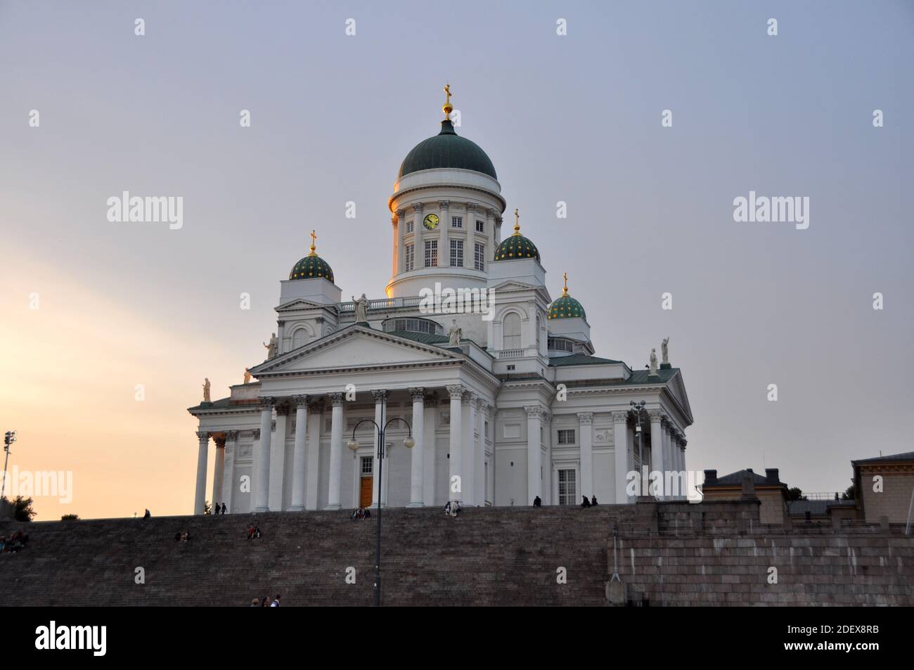 HELSINKI, FINLAND - Jul 20, 2016: Famous architecture: Exterior view of ...
