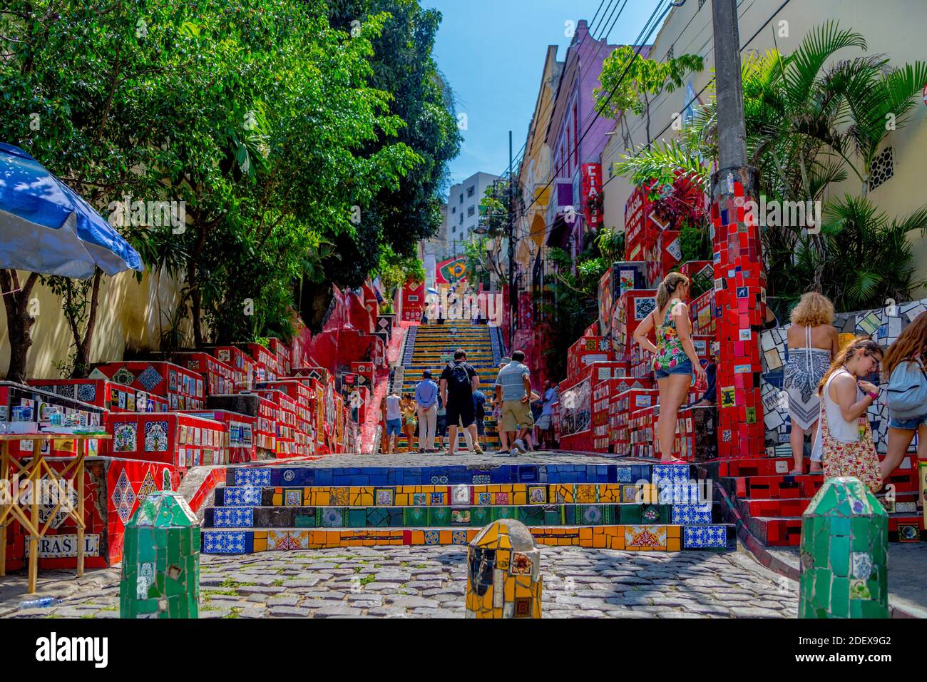 Rio graffiti stairs hi-res stock photography and images - Alamy