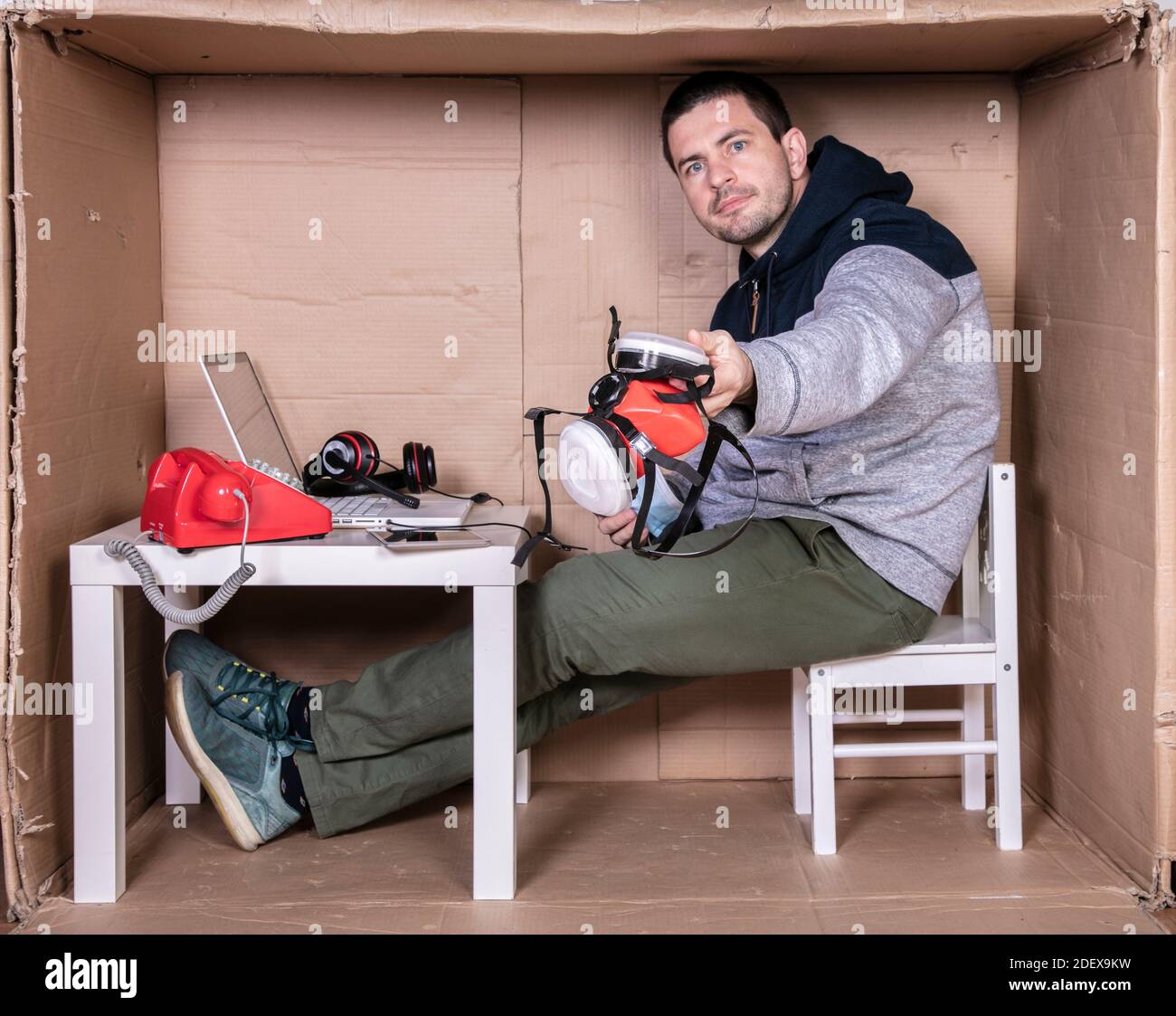 Person isolated from others hi-res stock photography and images - Alamy