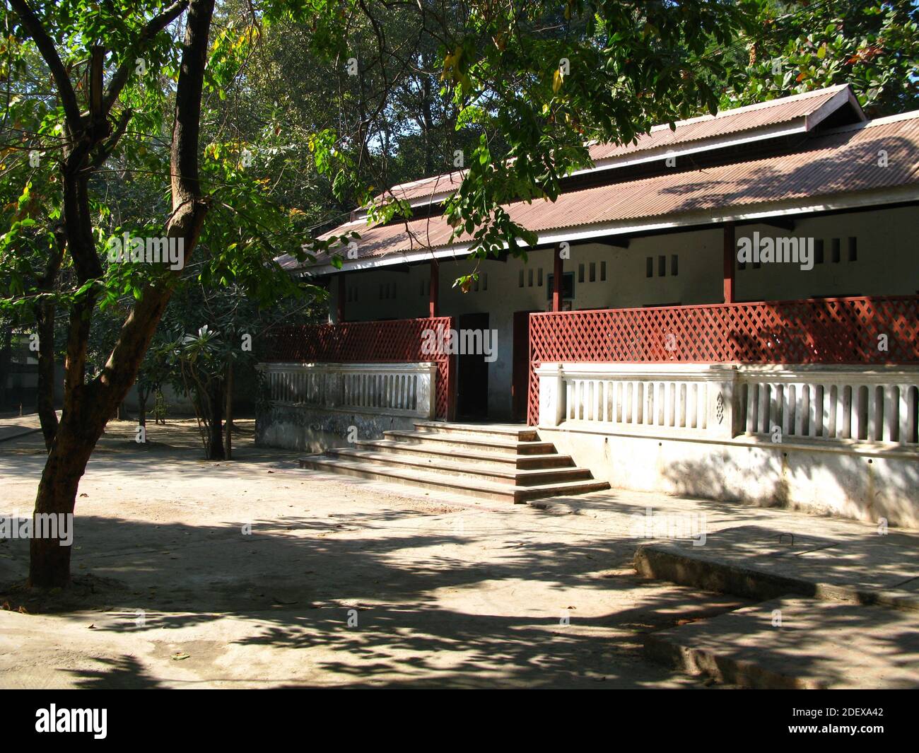 Mahagandayon vintage Monastery in Amarapura village, Myanmar Stock ...