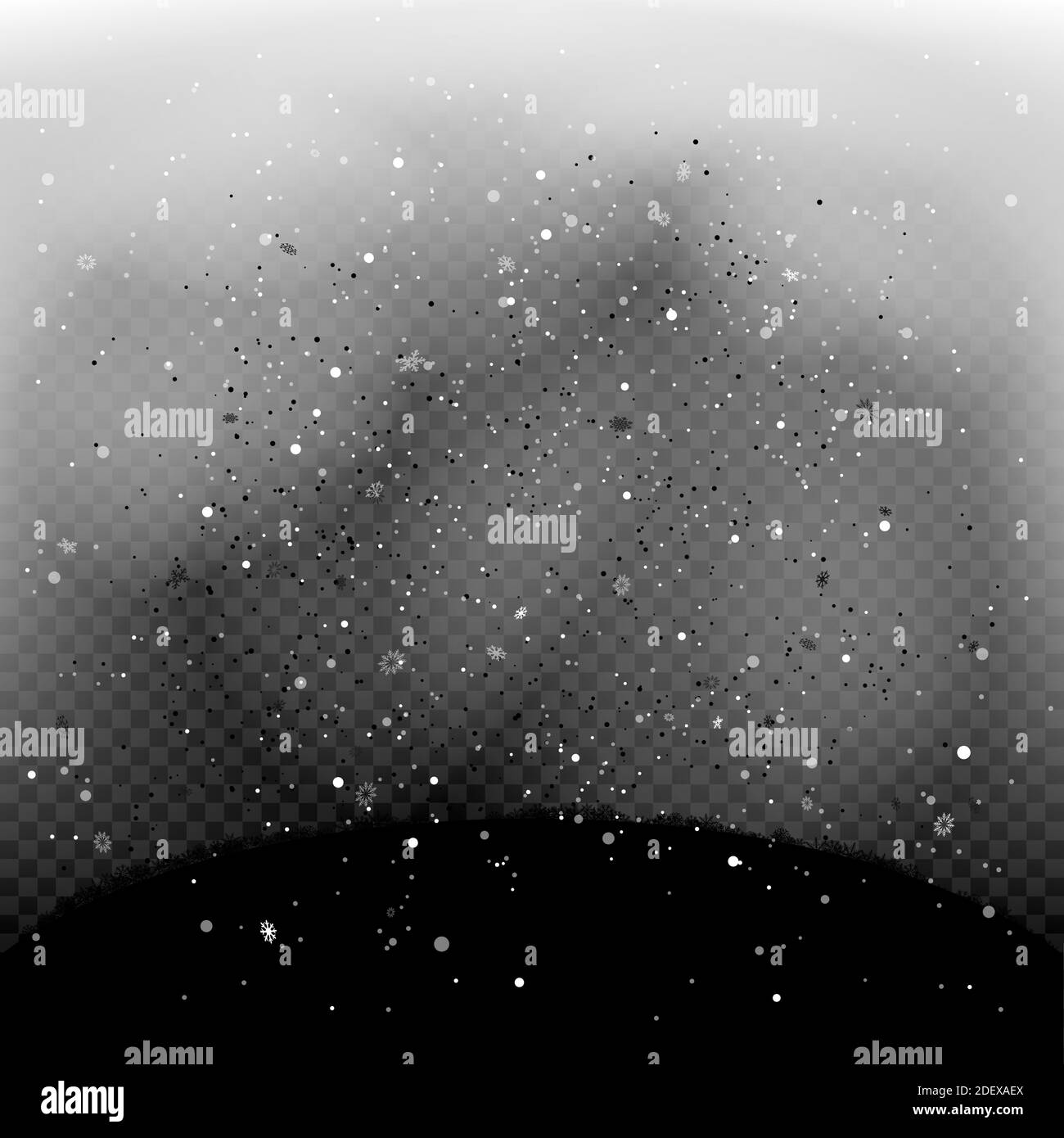 scary Christmas winter snowfall template Stock Vector Image & Art - Alamy