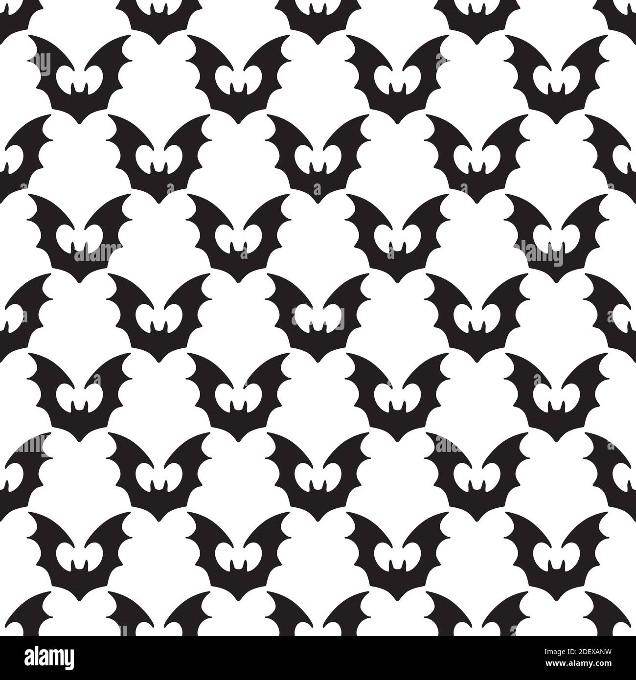 Seamless background with bats. Vector illustration Stock Vector Image ...