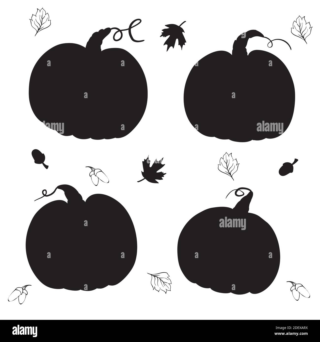 Pumpkin types halloween Stock Vector Images - Alamy