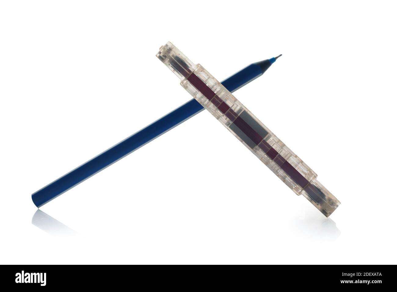 Rewind tape on cassette isolated on white background Stock Photo - Alamy