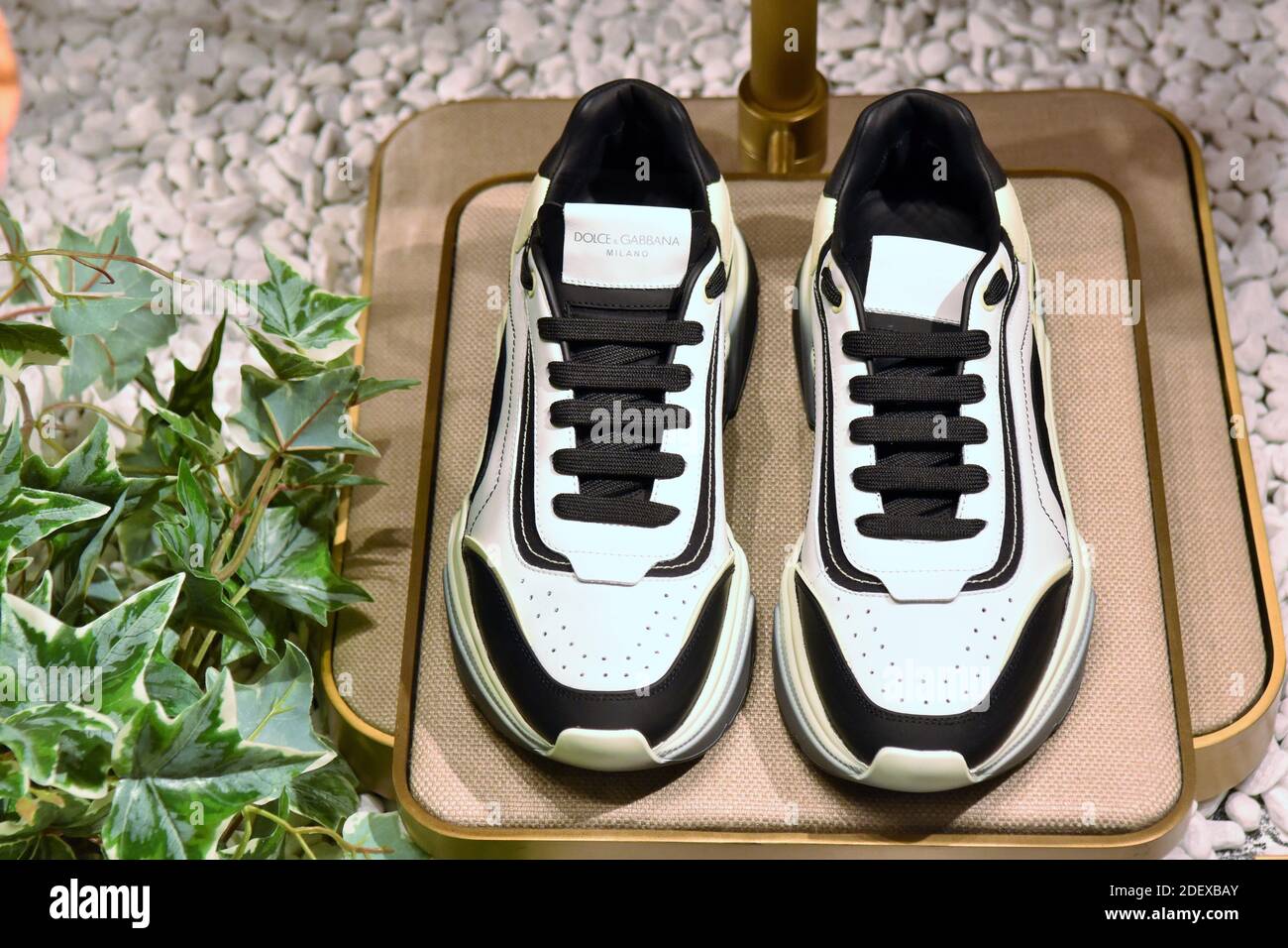 Luxury shoes on display in hi-res stock photography and images - Alamy