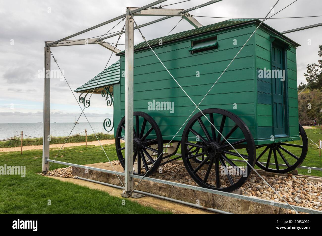 Victorian bathing carriage hi-res stock photography and images - Alamy