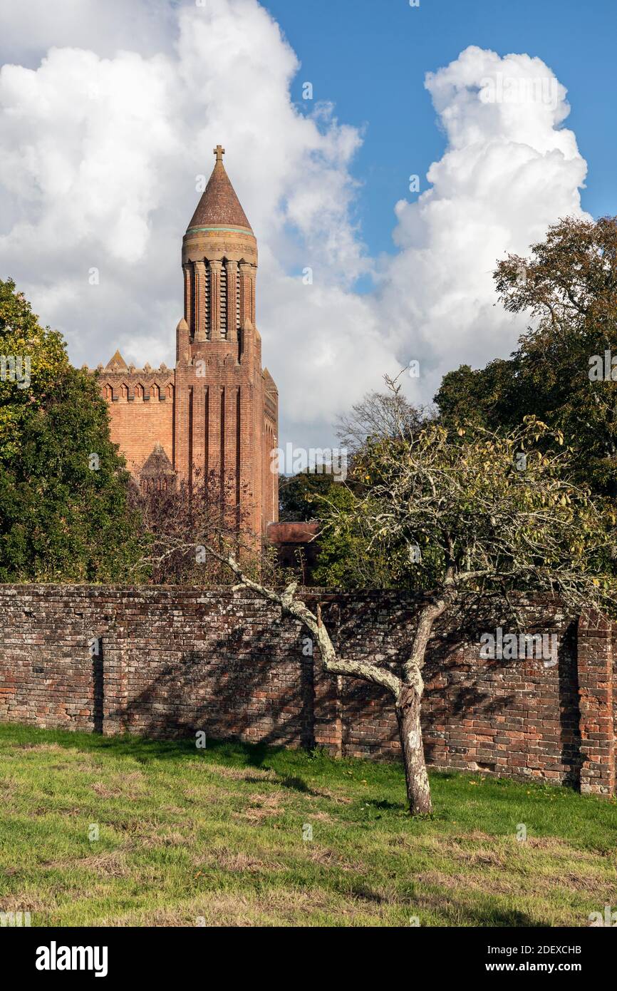 Quarr Abbey, a Benedictine Monastery near Ryde on the Isle of Wight ...