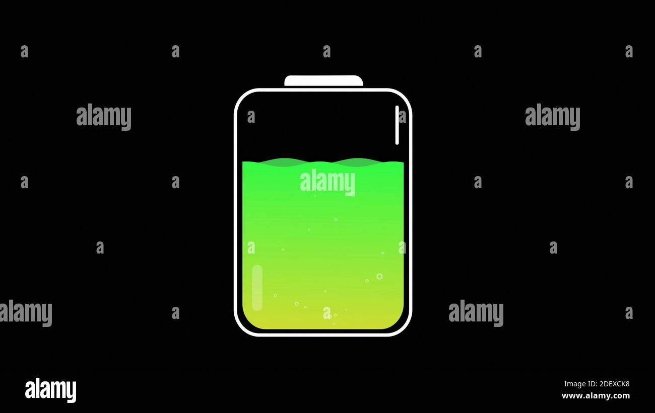 Battery charging Indicator or progress bar , 4k High Quality, 3D Render ...