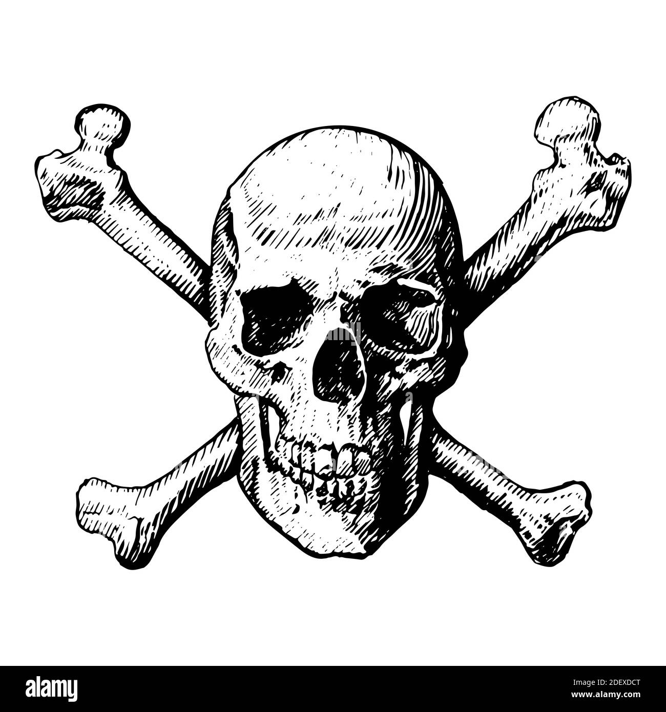 Scull And Crossbones Stock Vector Images Alamy