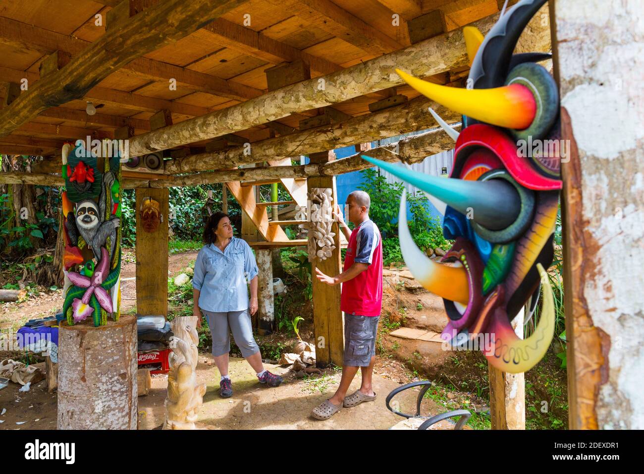 Máscara "Danza de los Diablitos", Boruca (also known as the Brunca or ...