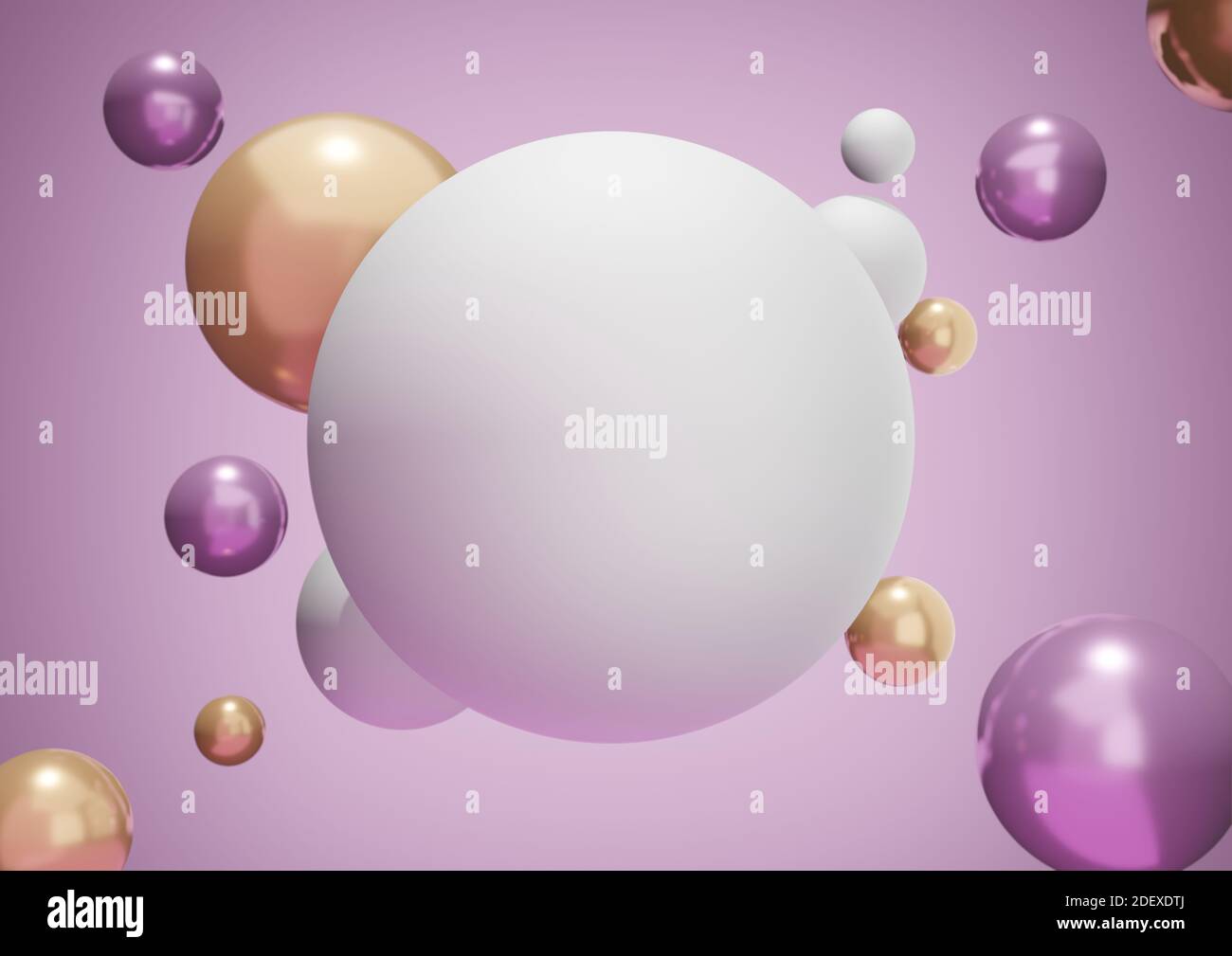 Abstract 3d colorful spheres balls hi-res stock photography and images ...